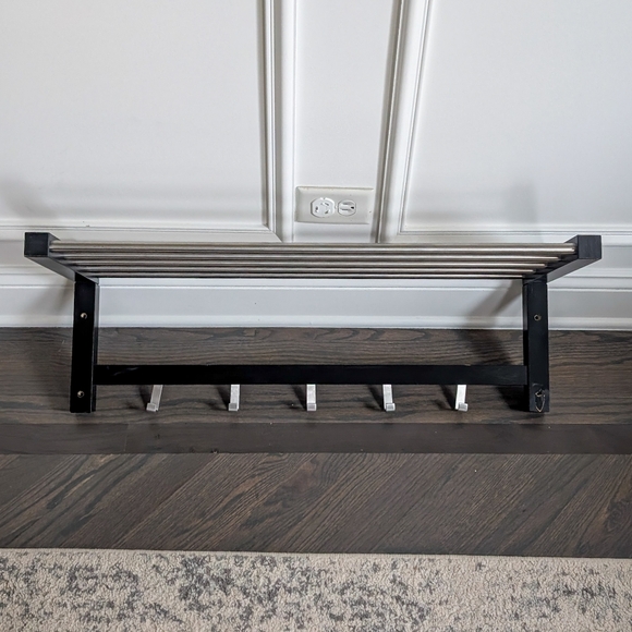 IKEA | Wall Decor | Ikea Tjusig Hat Rack Black3 18 | Poshmark